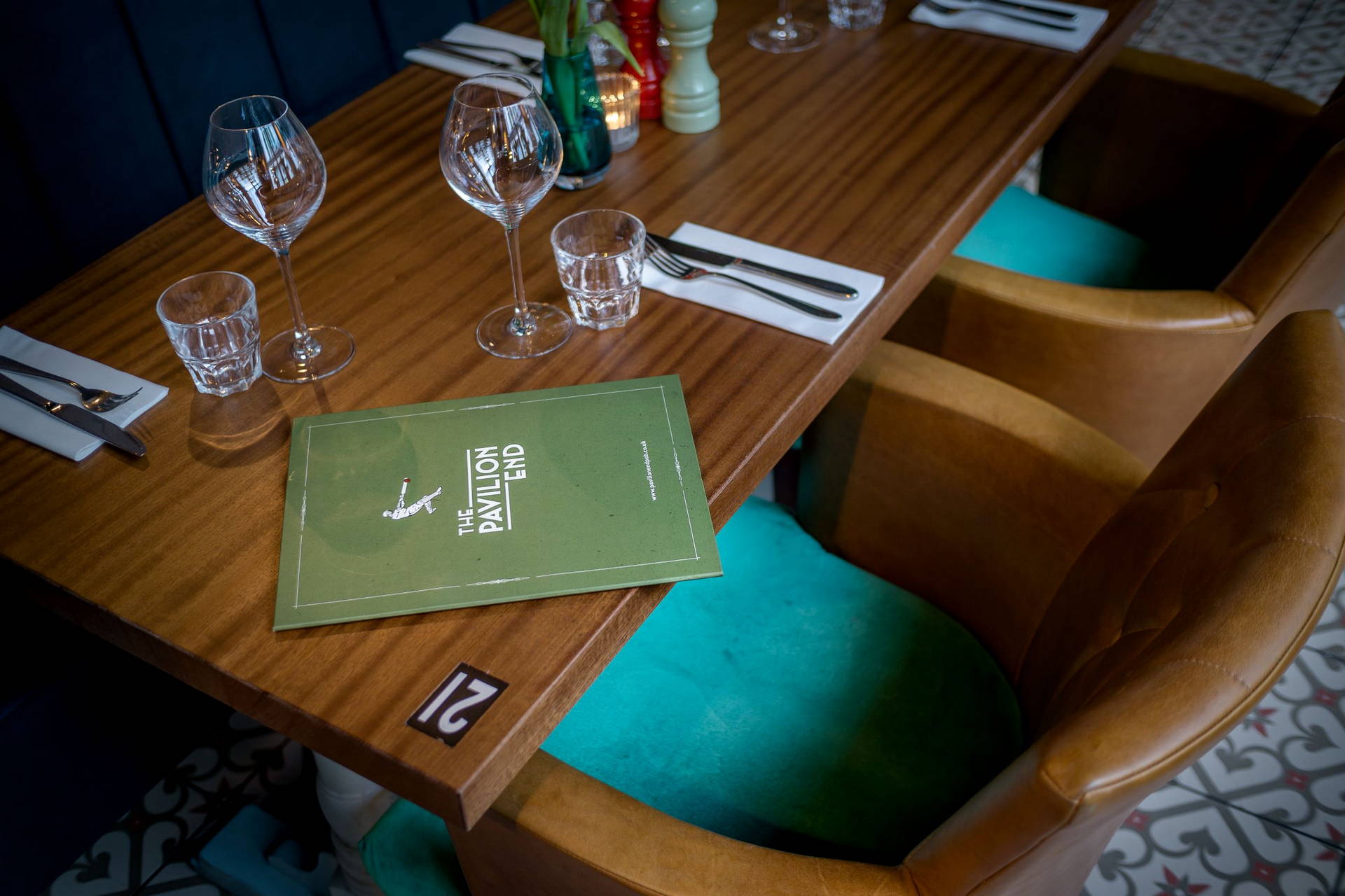 Menus | The Pavilion End